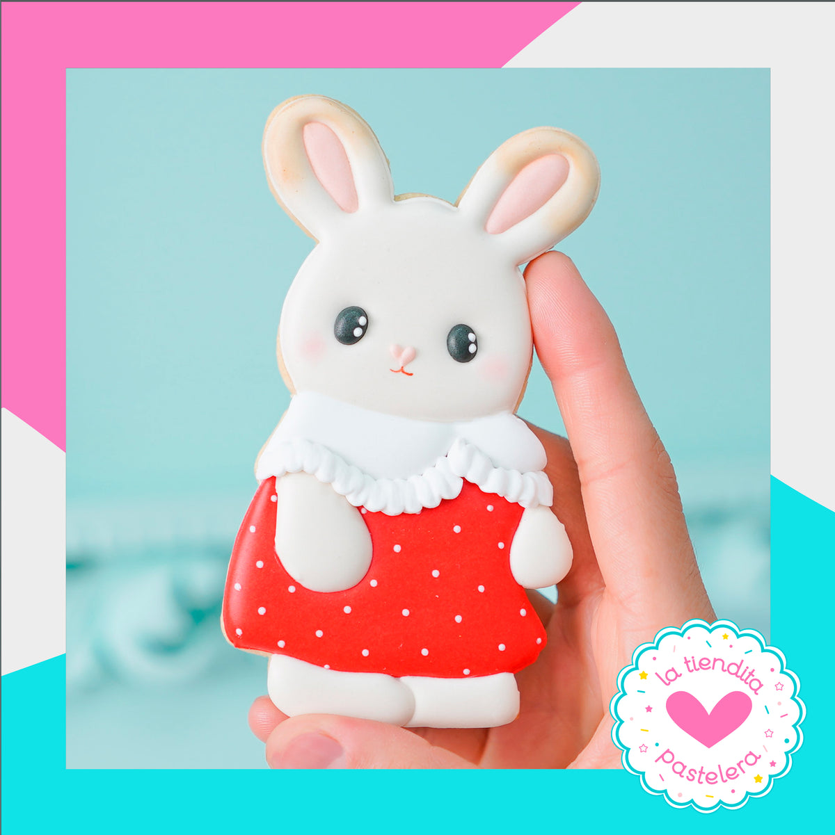 Cortador "Ternurin mamá conejo" (elaborados con plástico 100% biodegra ...