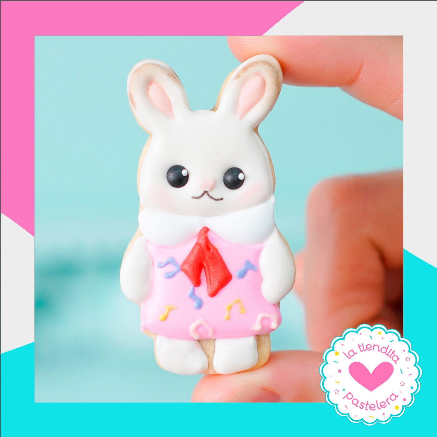 Cortador "Ternurin kinder conejo" (elaborados con plástico 100% biodeg ...
