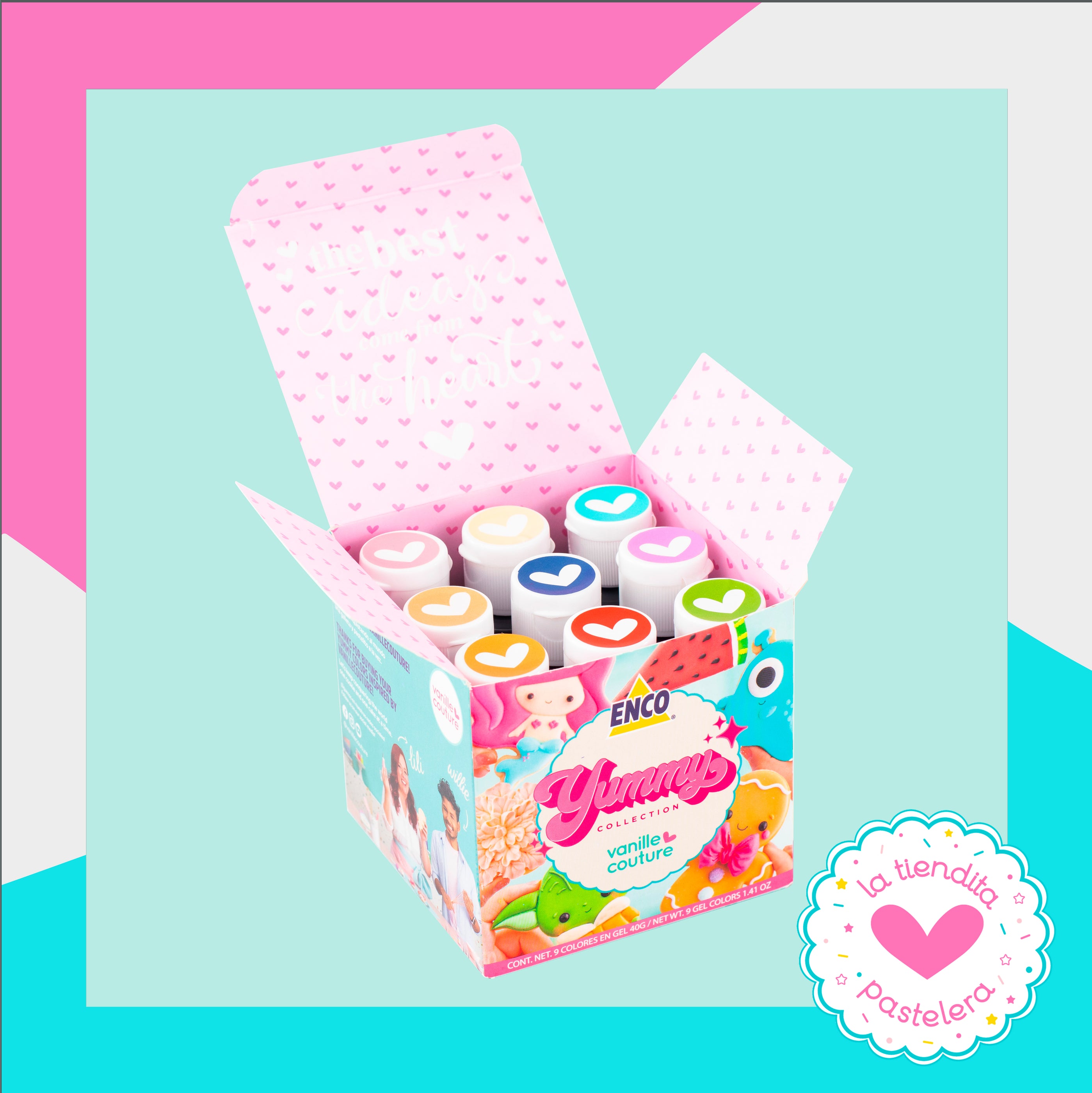 Kit de 9 colores VANILLECOUTURE - Yummy Collection — La Tiendita ...