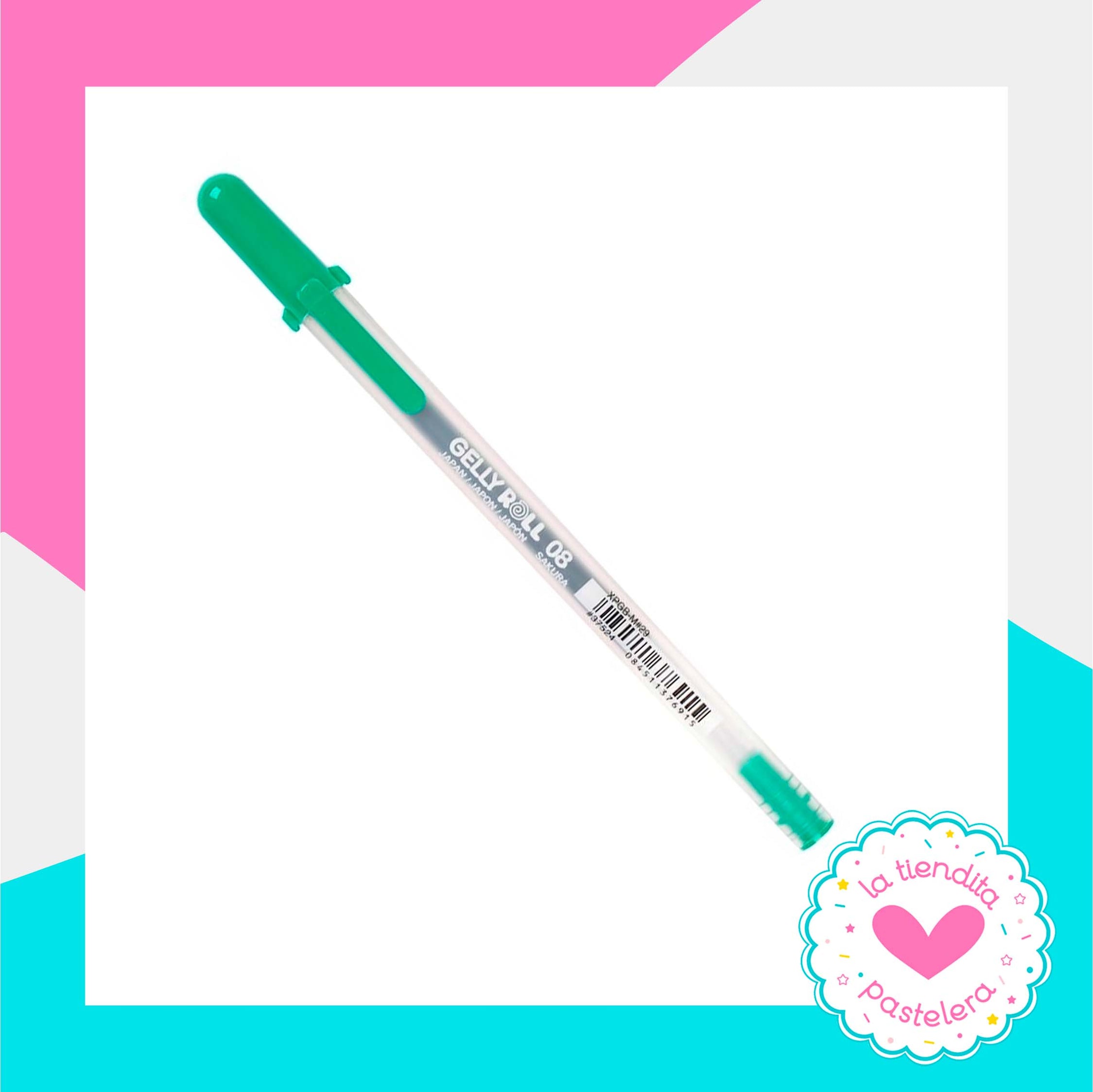 Gelly Roll - Pluma color verde punta No. 6 original — La Tiendita ...